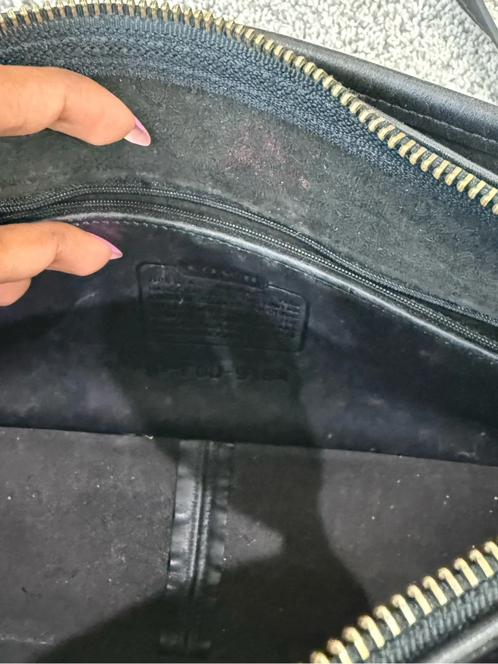Coach | Bags | Vintage Coach Legacy East West Black Smooth Leather ...